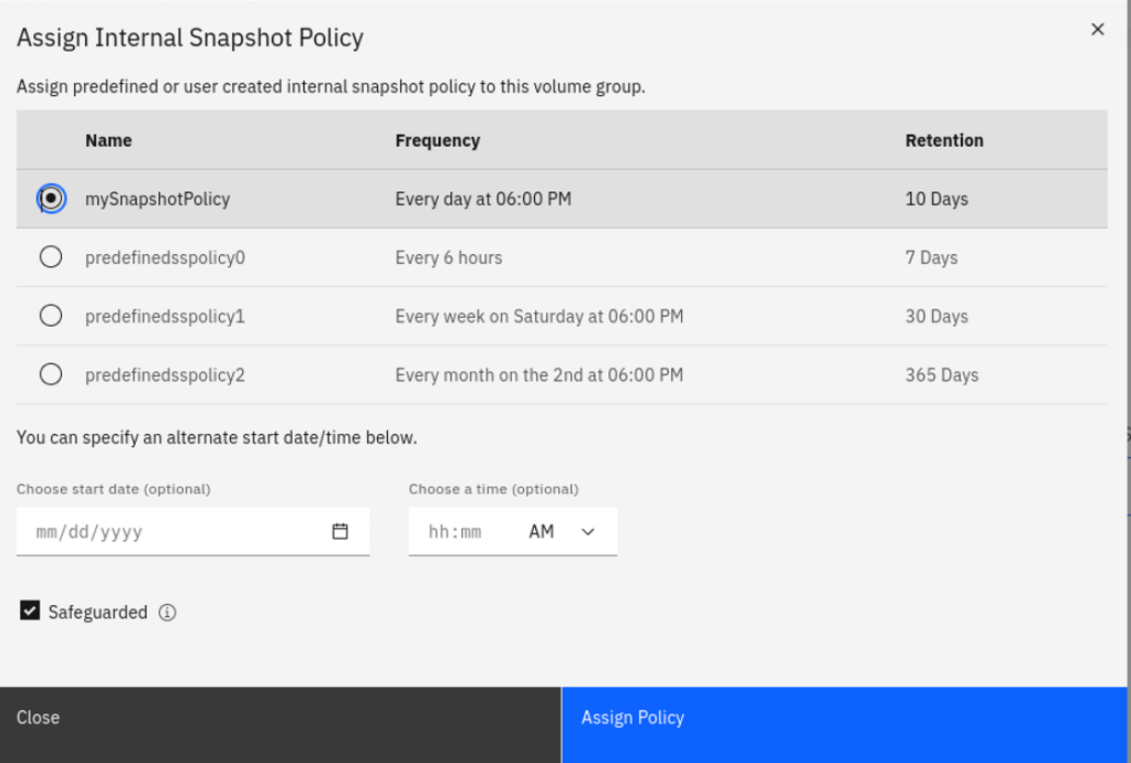 IBM Spectrum Virtualize – Policy Based Snapshots, Immutability – aka ...